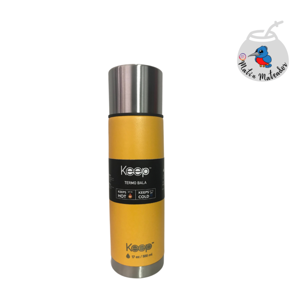 Termo Keep bala 500 cc, Naranjo – MatínMateador